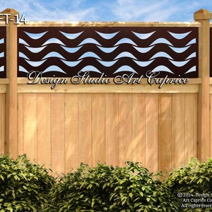 Aluminum Fence Topper /custom Order/ Metal Privacy Screen /fencing ...