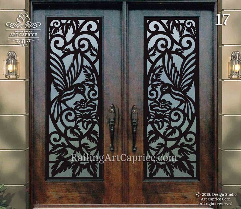 Entry Door Grill/french Doors Grill/ Security Window Metal - Etsy