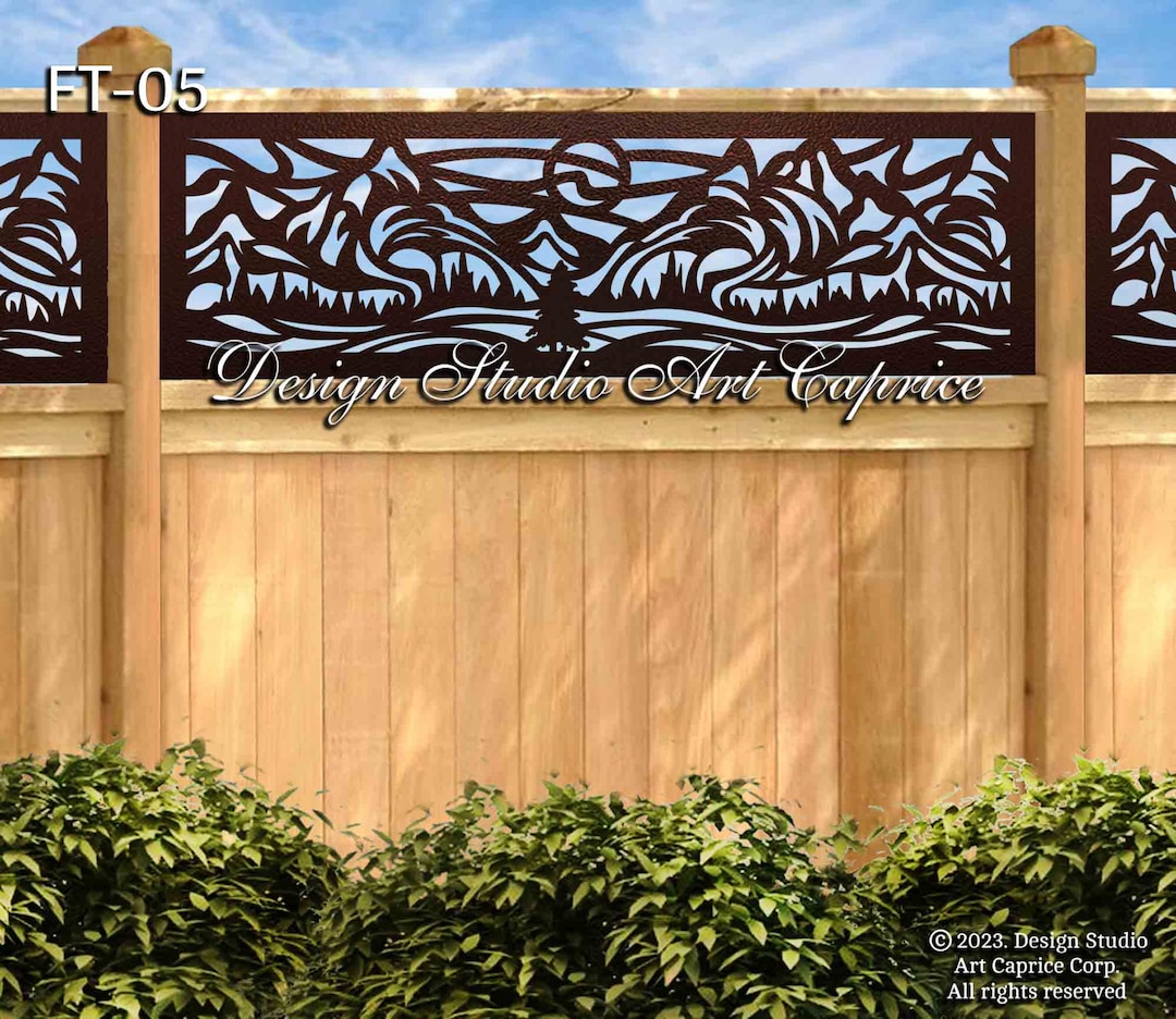 Aluminum Fence Topper /custom Order/ Metal Privacy Screen /fencing ...