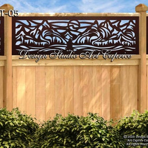 Aluminum Fence Topper /custom Order/ Metal Privacy Screen /fencing ...