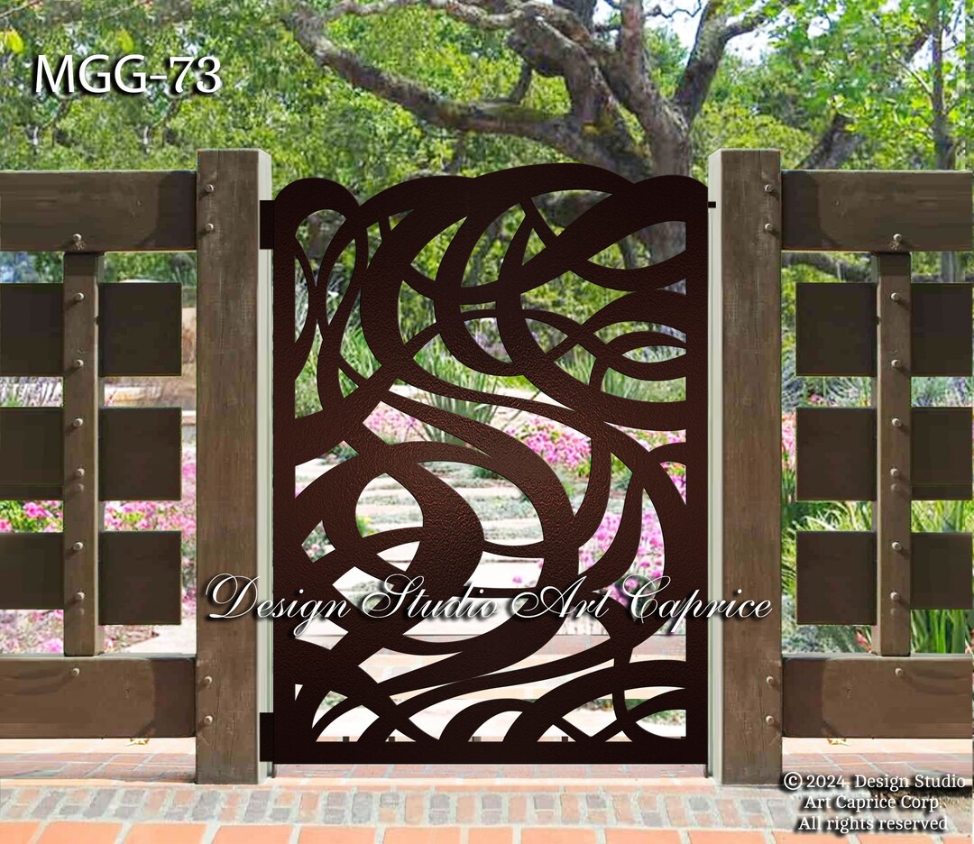 Custom Metal Entry Gate / Artistic & Unique Design / Made-to-order ...