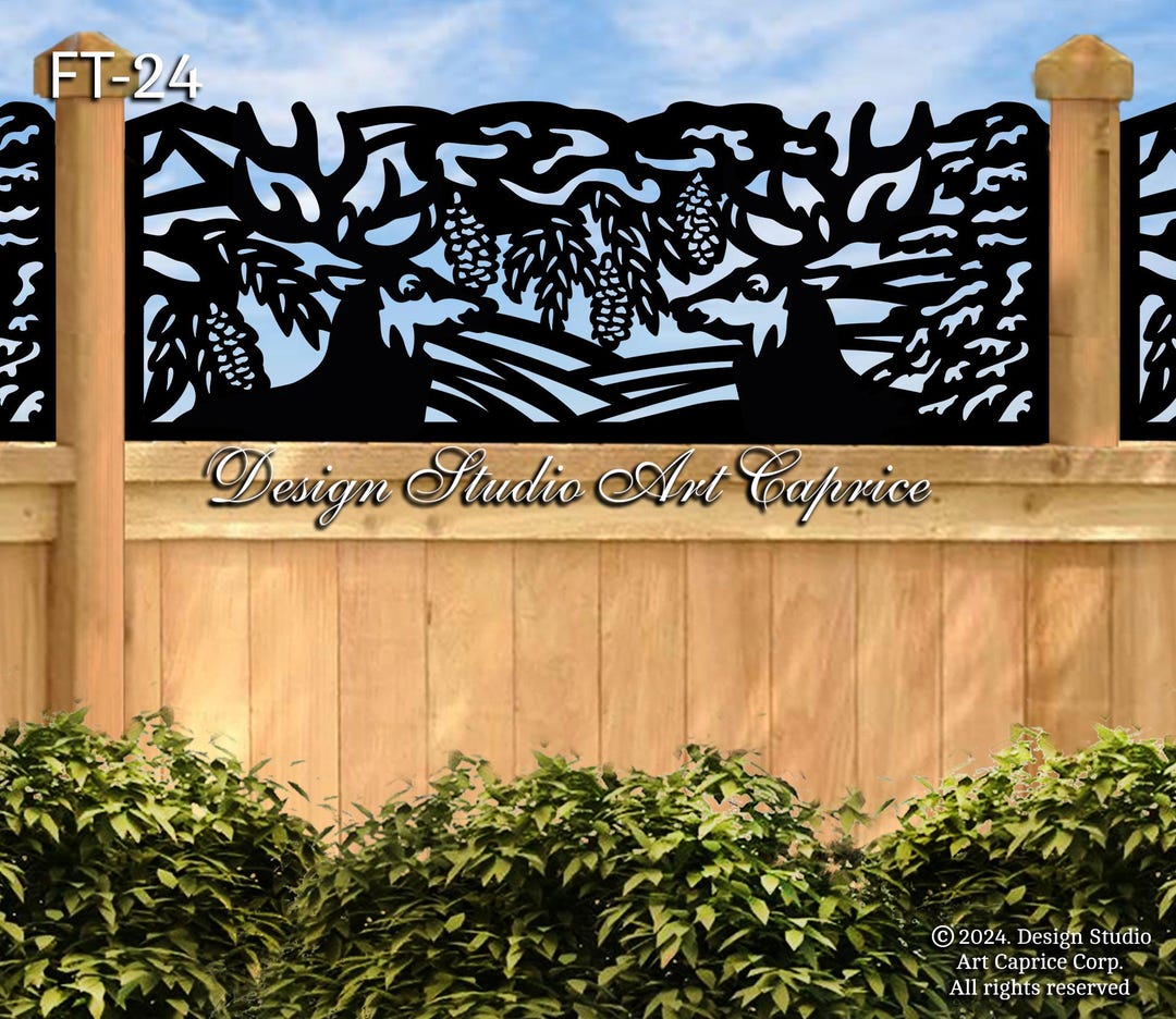 Aluminum Fence Topper /custom Order/ Metal Privacy Screen /fencing ...