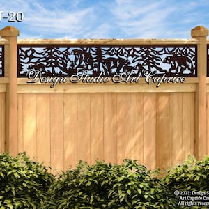 Aluminum Fence Topper /custom Order/ Metal Privacy Screen /fencing ...