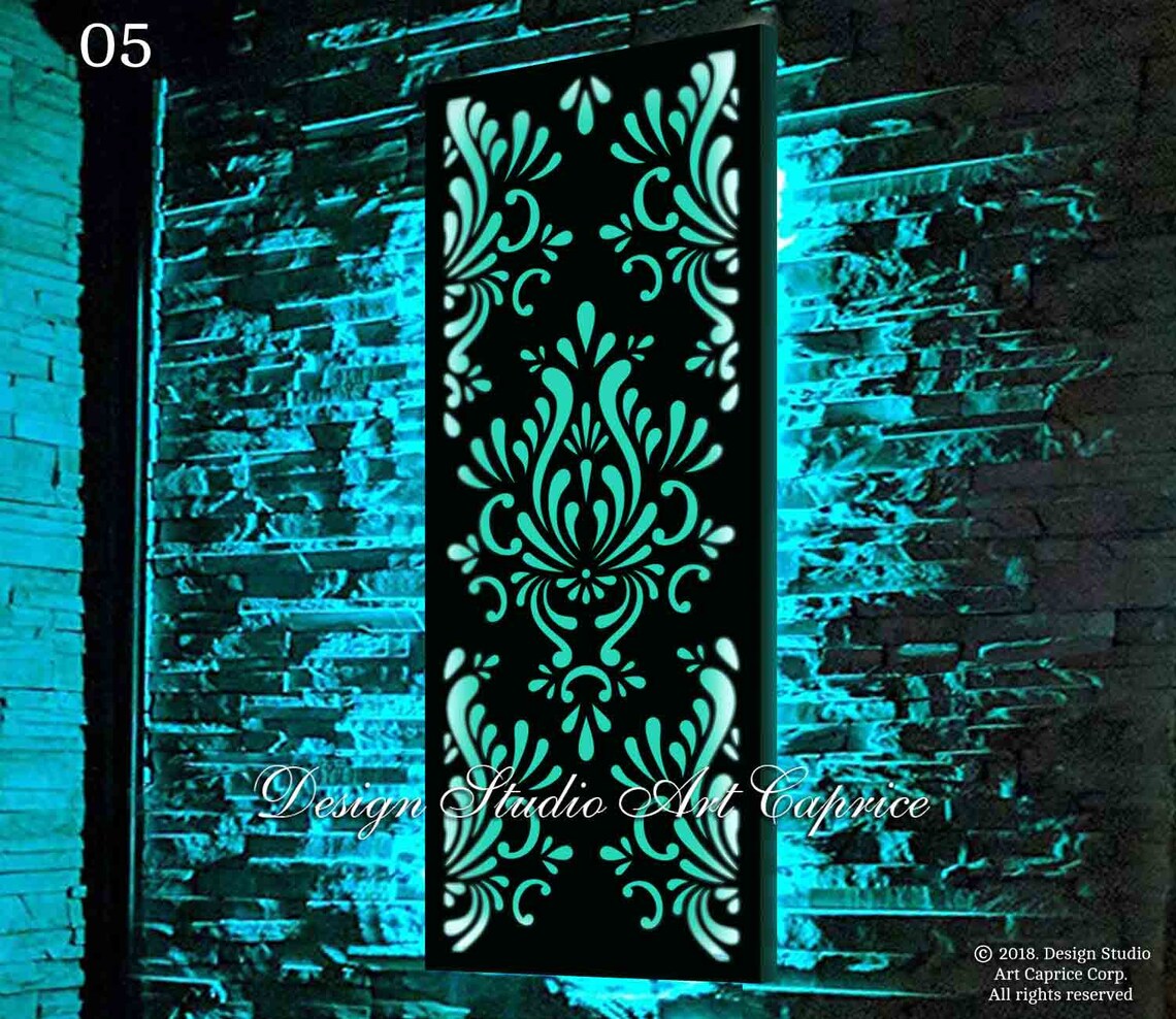 Metal Laser-cut Screen Light Box Sculpture Decor Light - Etsy