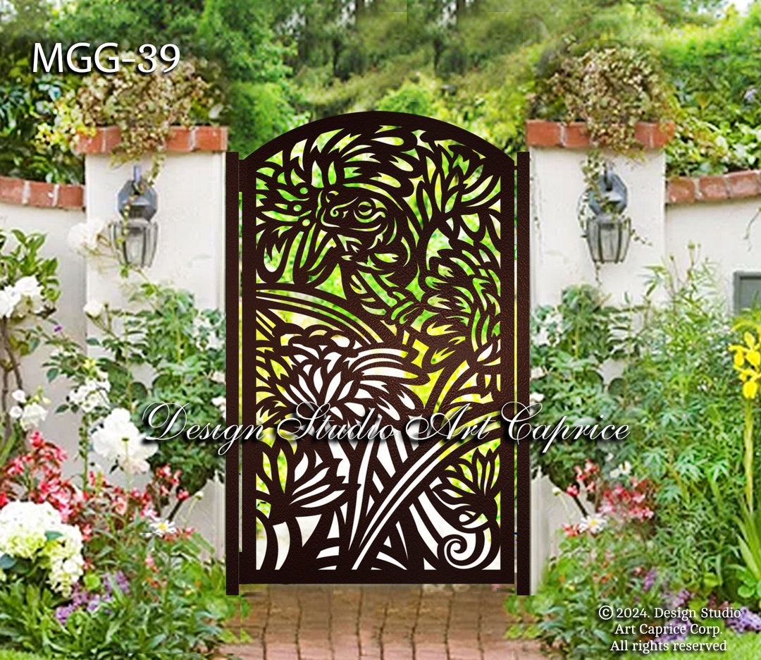Custom Metal Entry Gate / Artistic & Unique Design / Made-to-order ...