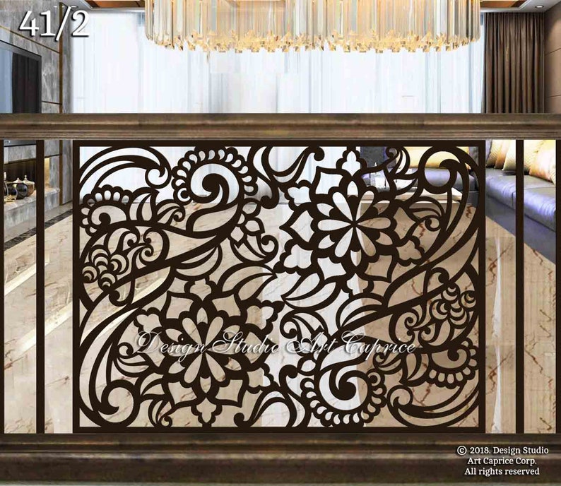 Modern Interior Railings/ Staircase Decorative Panel Inserts/ - Etsy