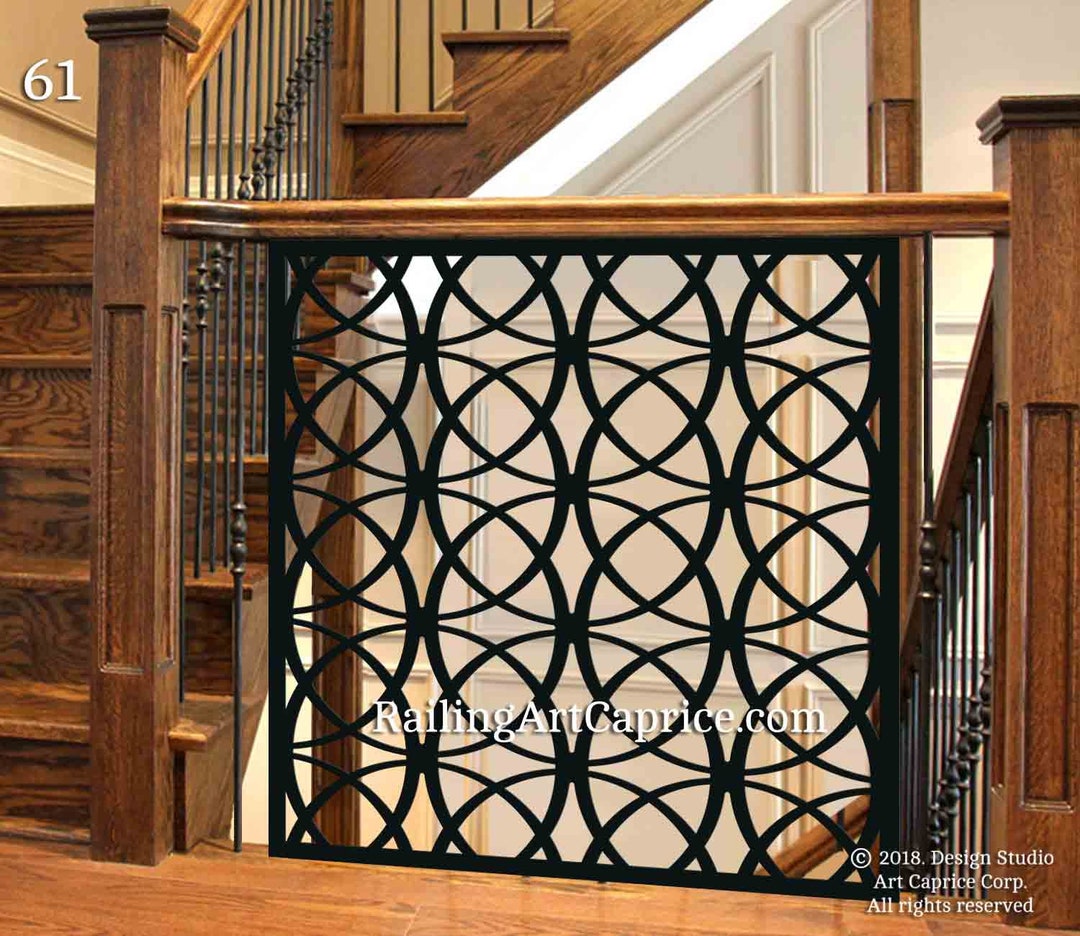 Modern Interior Railings/ Decorative Panel Inserts/ Metal Balusters ...