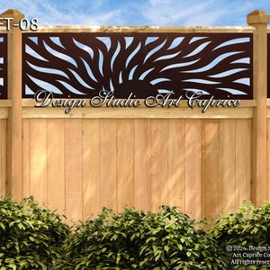 Aluminum Fence Topper /custom Order/ Metal Privacy Screen /fencing ...