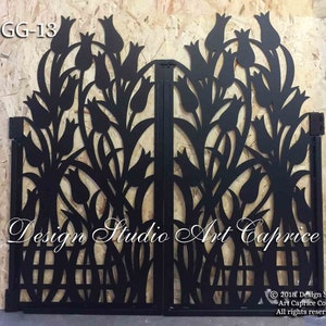 Custom Metal Entry Gate / Artistic & Unique Design / Made-to-order ...