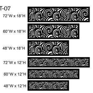 Aluminum Fence Topper /custom Order/ Metal Privacy Screen /fencing ...