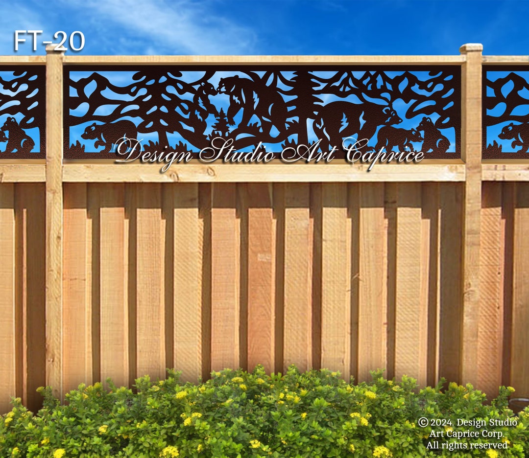 Aluminum Fence Topper /custom Order/ Metal Privacy Screen /fencing ...