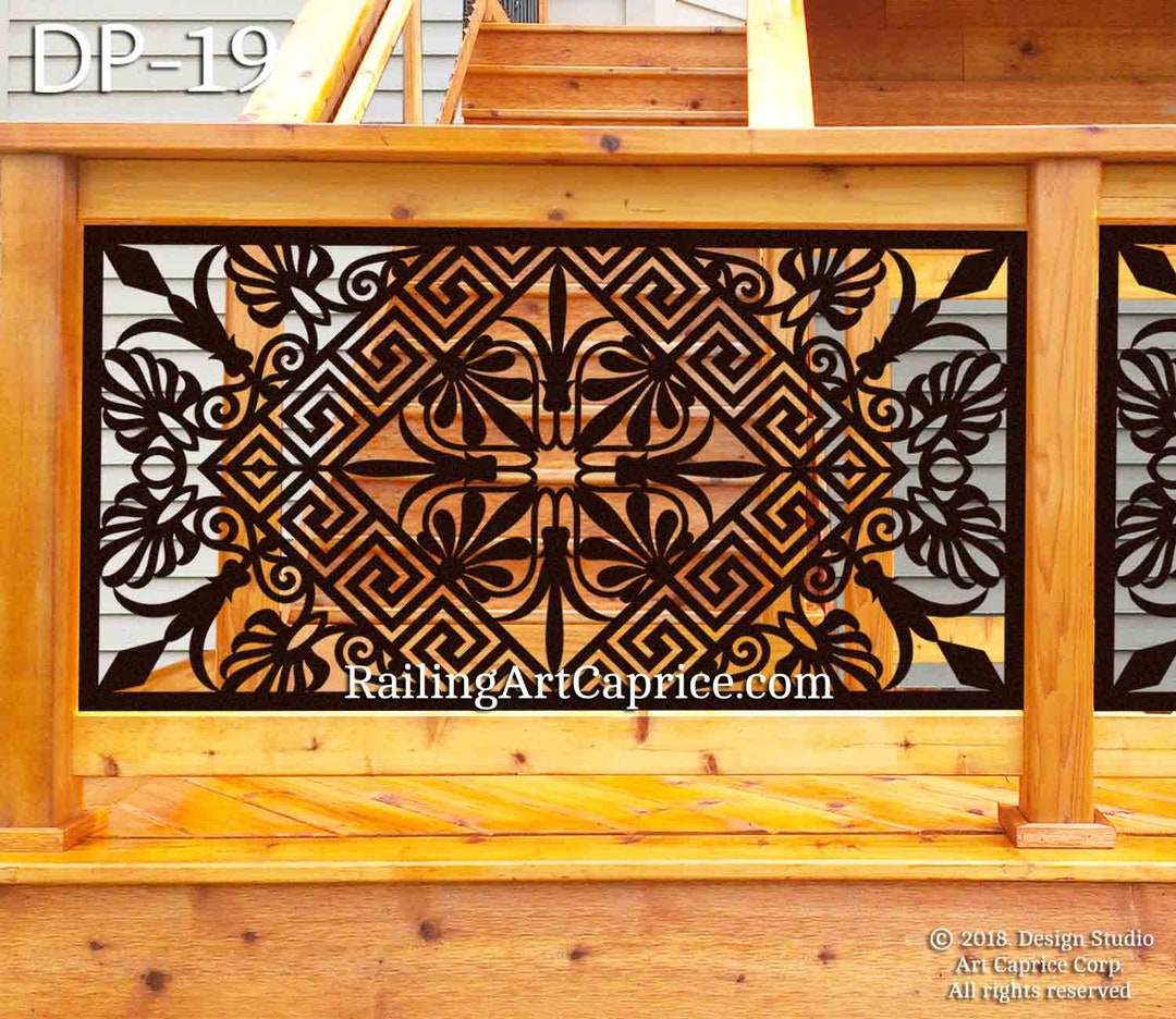Metal Railing Panel Balcony Insert Deck Panel Staircase - Etsy Canada