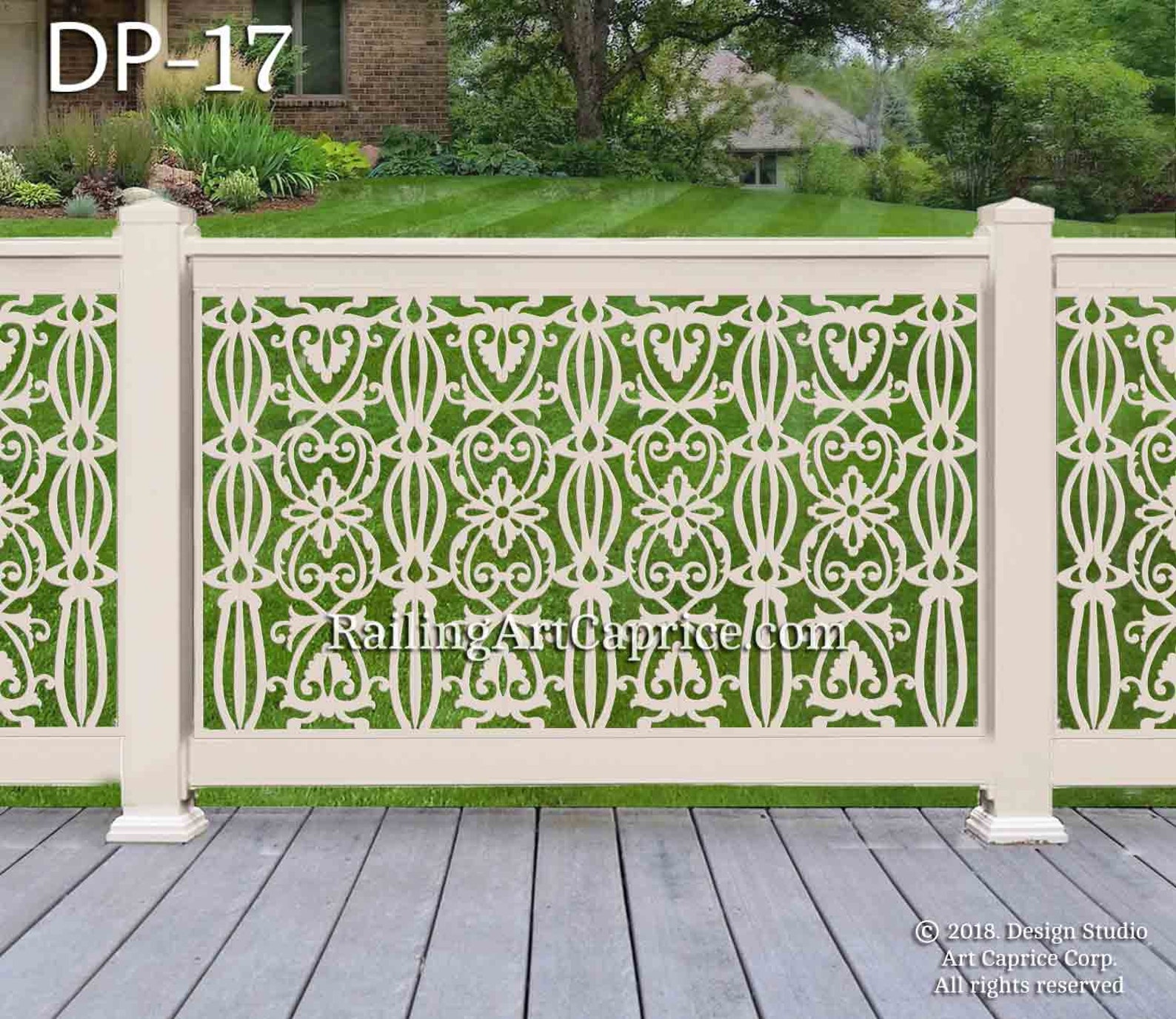 Metal Railing Panel | Balcony Insert | Deck Panel | Staircase Design ...