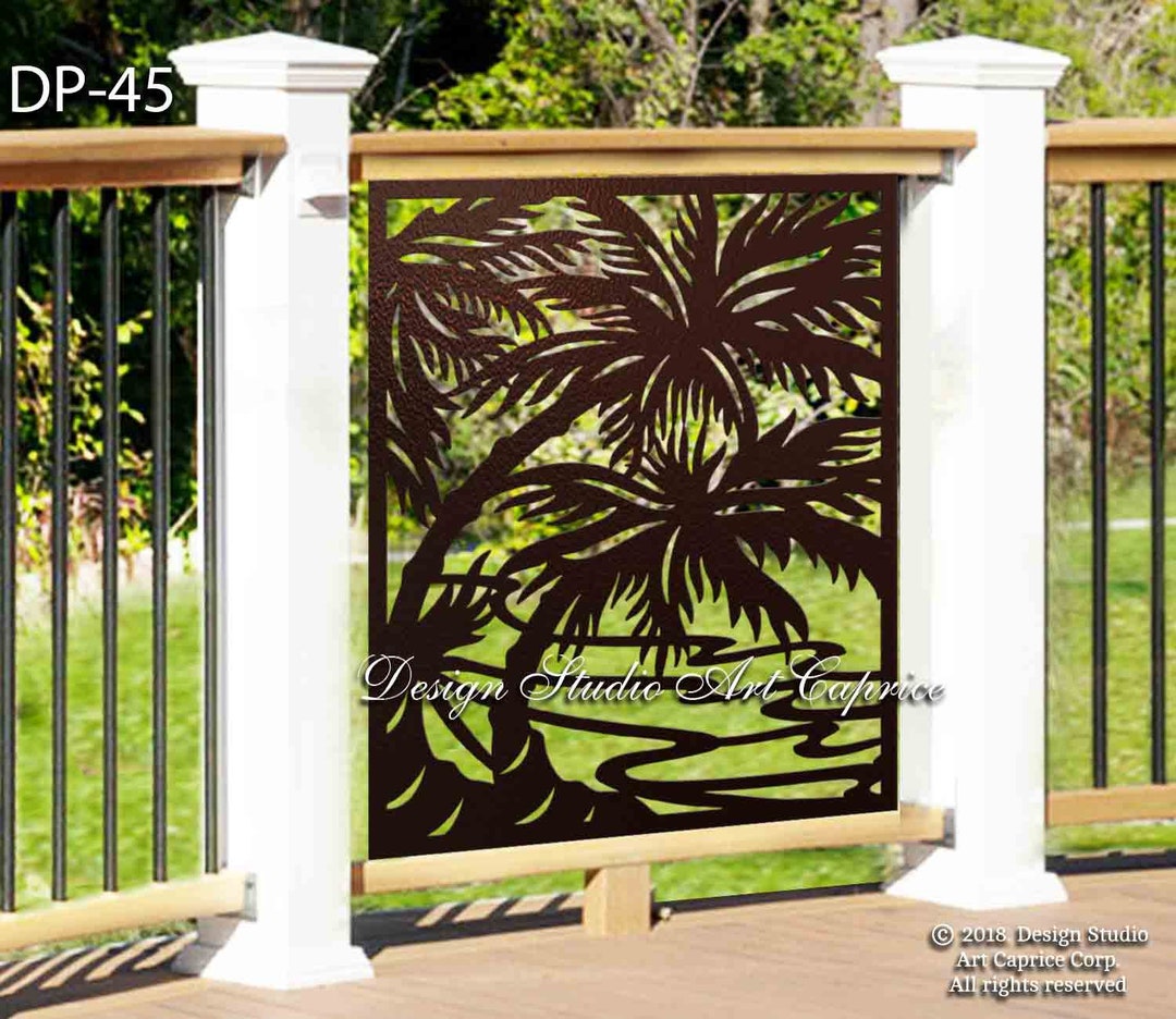 Metal Railing Panel | Balcony Insert | Deck Panel | Staircase Design ...