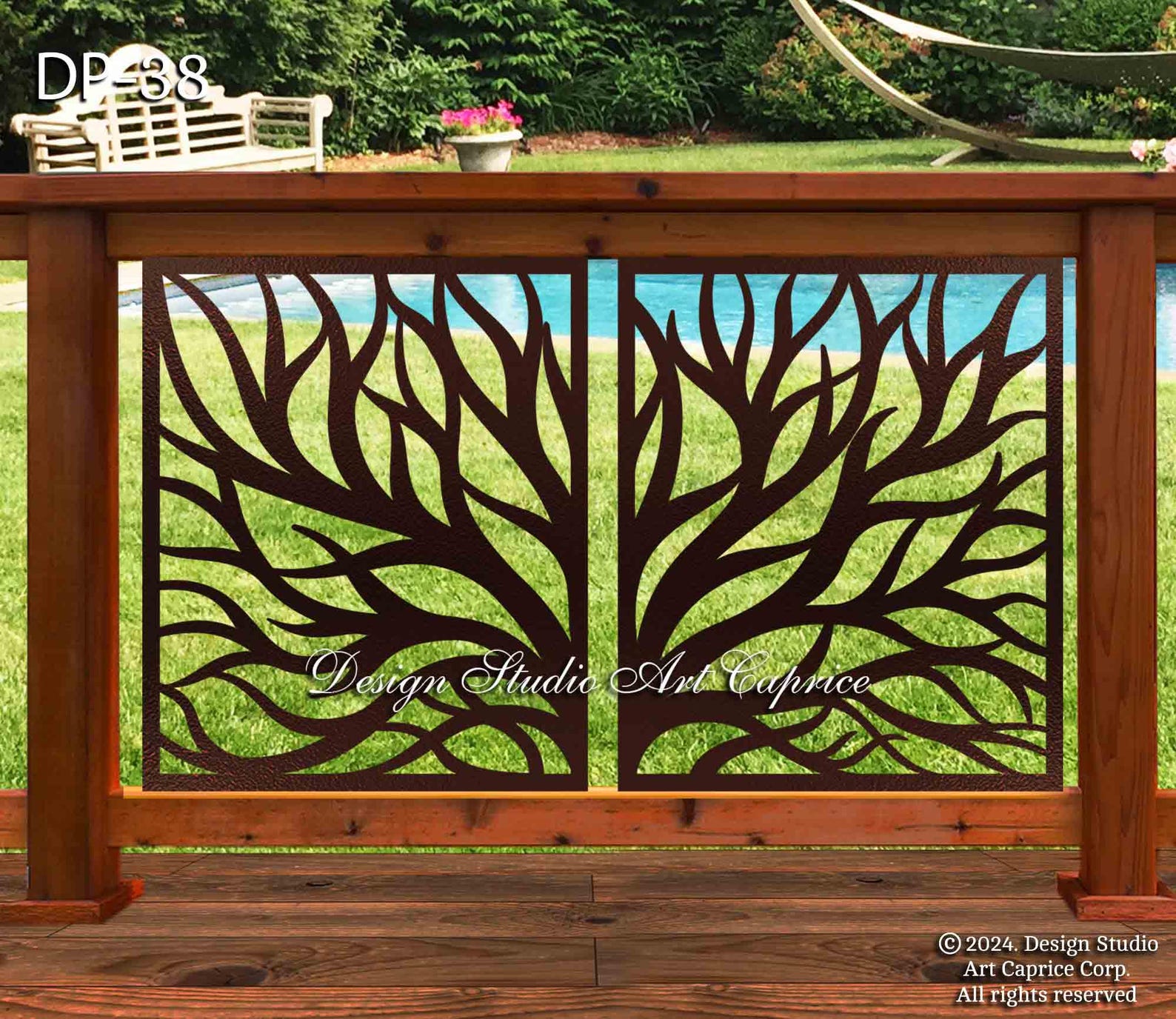 Metal Railing Panel / Deck Railing / Stair Railing / Custom Order ...