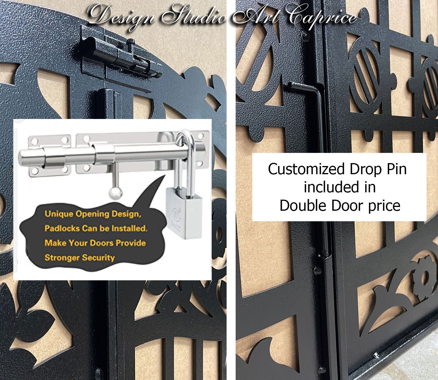 Custom Metal Entry Gate / Artistic & Unique Design / Made-to-order ...