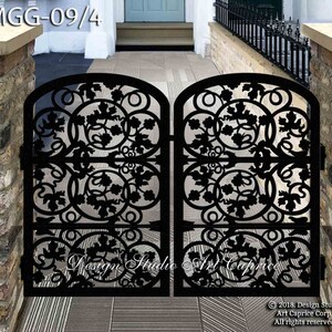 Custom Metal Entry Gate / Artistic & Unique Design / Made-to-order ...
