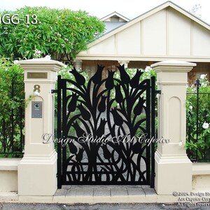 Custom Metal Entry Gate / Artistic & Unique Design / Made-to-order ...