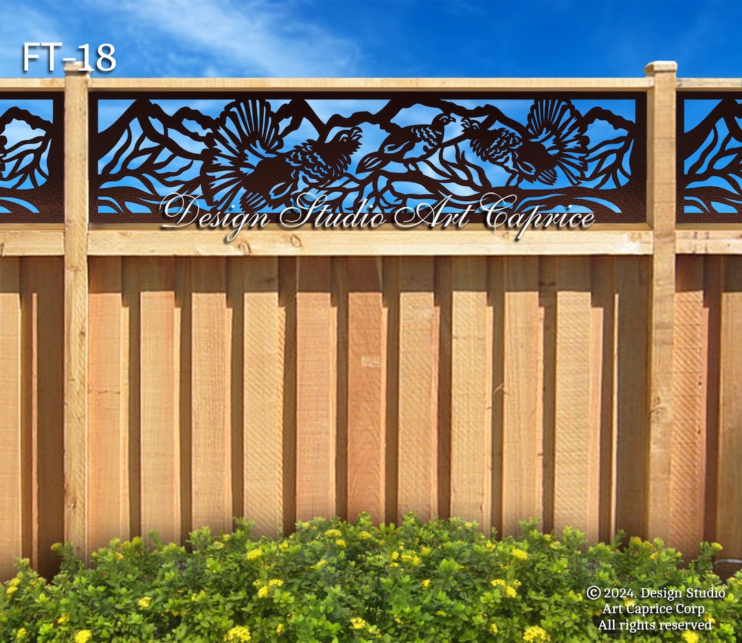 Aluminum Fence Topper /custom Order/ Metal Privacy Screen /fencing ...