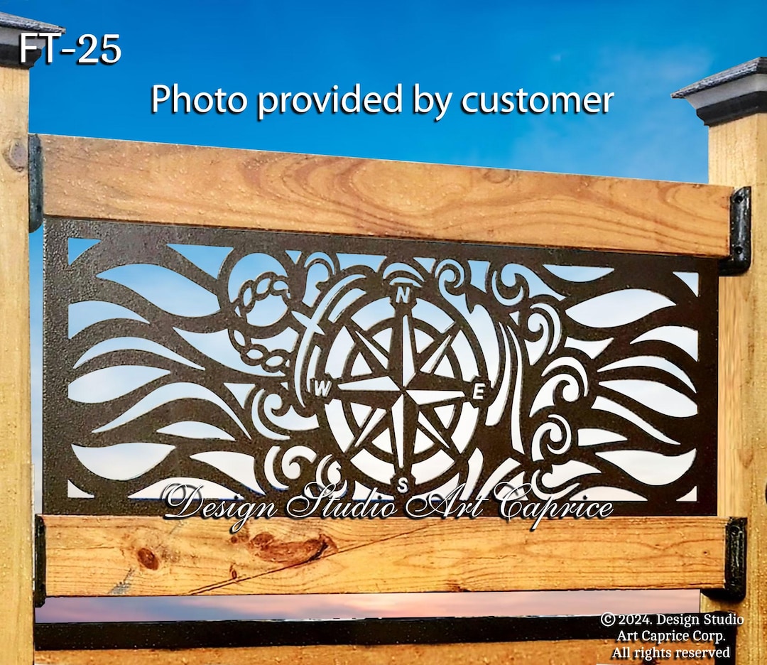 Aluminum Fence Topper /custom Order/ Metal Privacy Screen /fencing ...