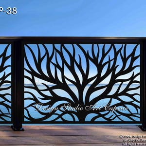 Metal Railing Panel / Deck Railing / Stair Railing / Custom Order ...