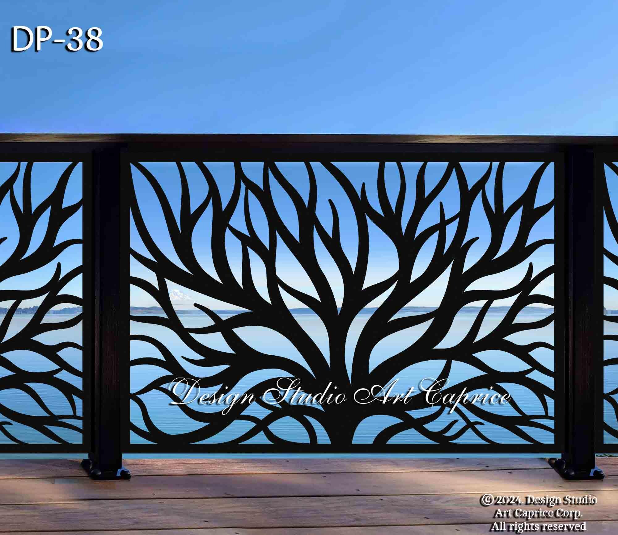 Metal Railing Panel / Deck Railing / Stair Railing / Custom Order ...