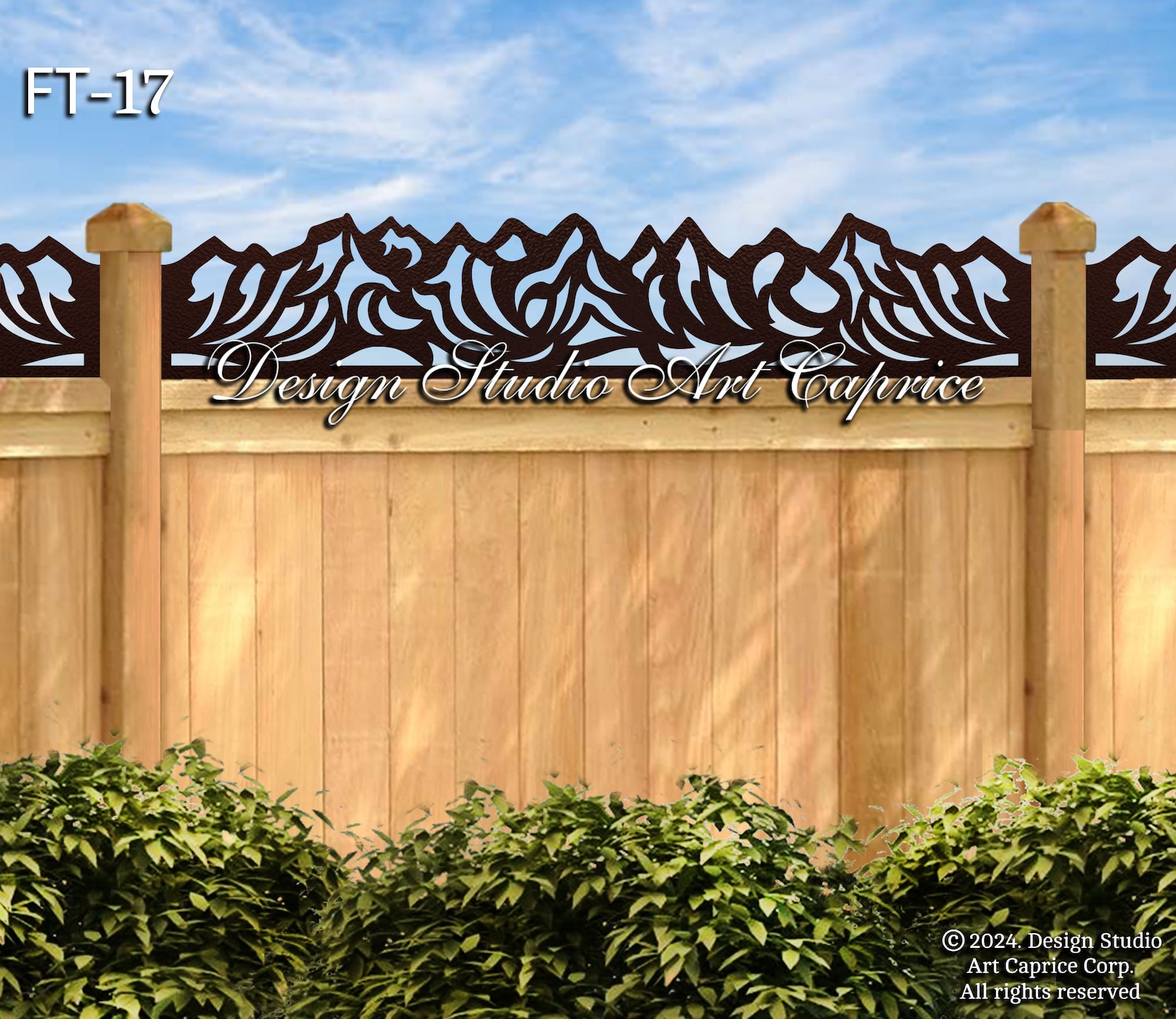 Aluminum Fence Topper /custom Order/ Metal Privacy Screen /fencing ...