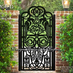 Custom Metal Entry Gate / Artistic & Unique Design / Made-to-order ...