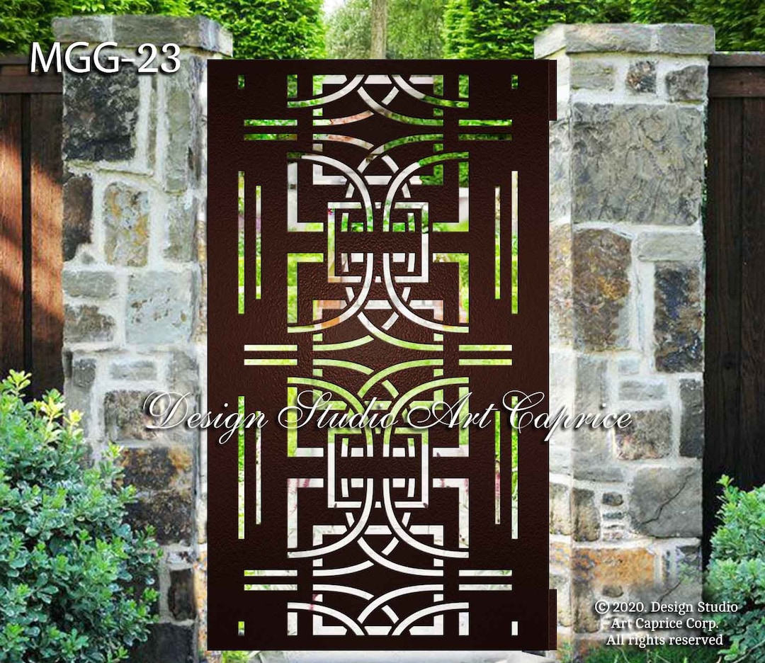Custom Metal Entry Gate / Artistic & Unique Design / Made-to-order ...