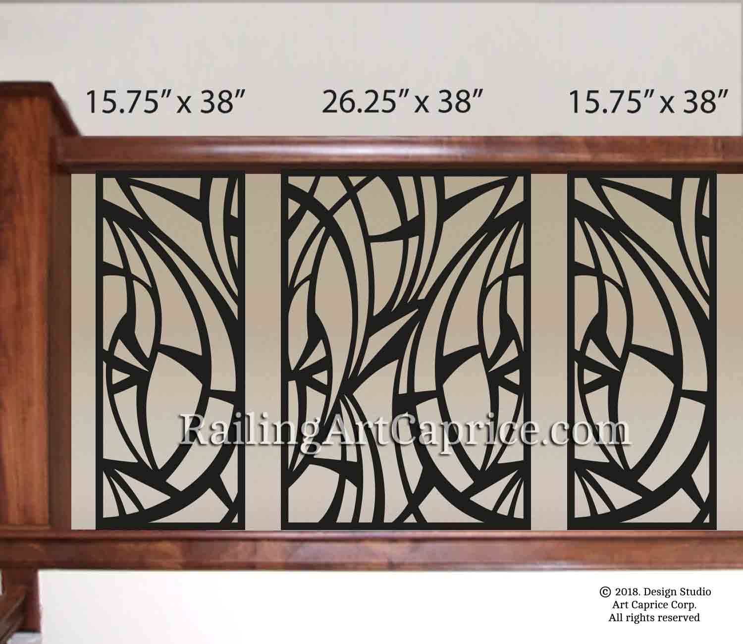 Modern Interior Railings/ Staircase Decorative Panel Inserts/ Metal ...