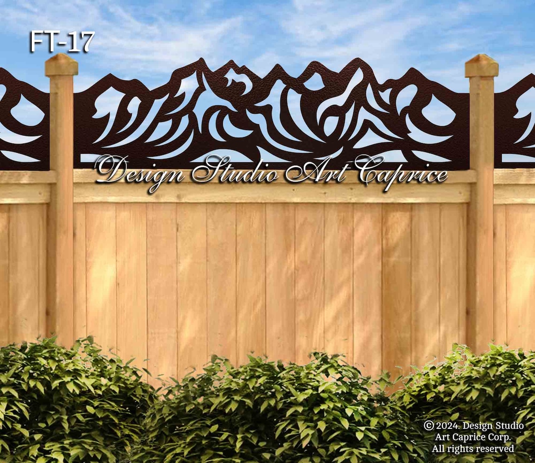 Aluminum Fence Topper /custom Order/ Metal Privacy Screen /fencing ...