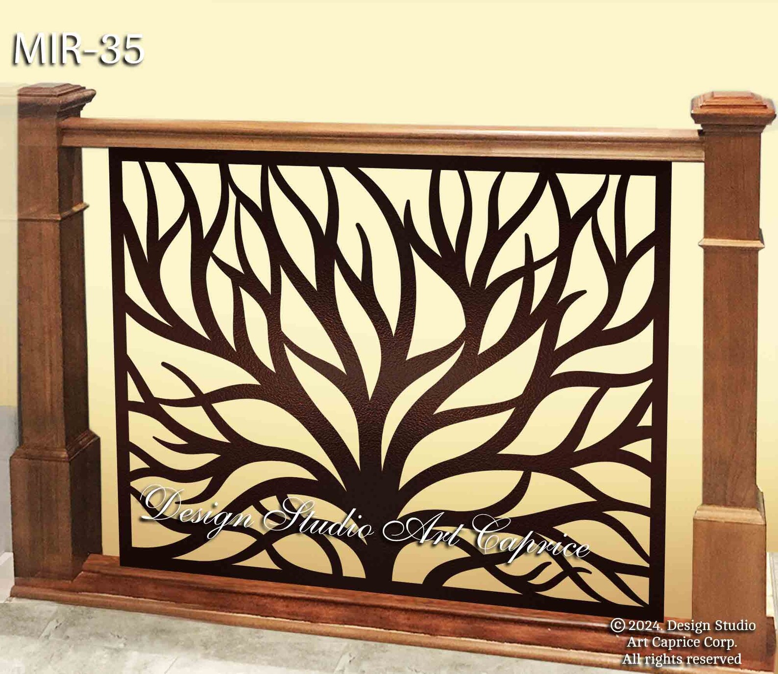 Stair Railing Interior / Metal Railing Panel Insert / Deck Railing ...