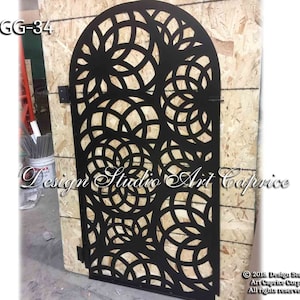Custom Metal Entry Gate / Artistic & Unique Design / Made-to-order ...