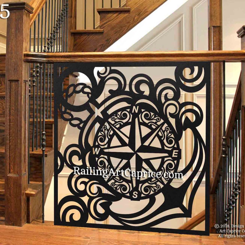 Metal Railing Art Files - Etsy