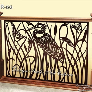 Stair Railing Interior / Metal Railing Panel Inserts / Deck Railing ...