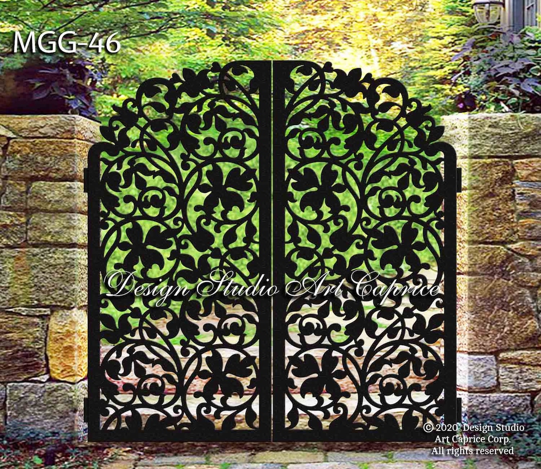 Custom Metal Entry Gate / Artistic & Unique Design / Made-to-order ...