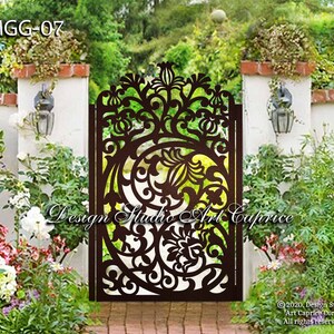 Custom Metal Entry Gate / Artistic & Unique Design / Made-to-order ...