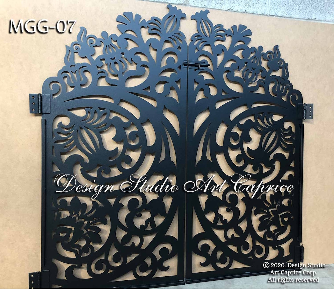 Custom Metal Entry Gate / Artistic & Unique Design / Made-to-order ...