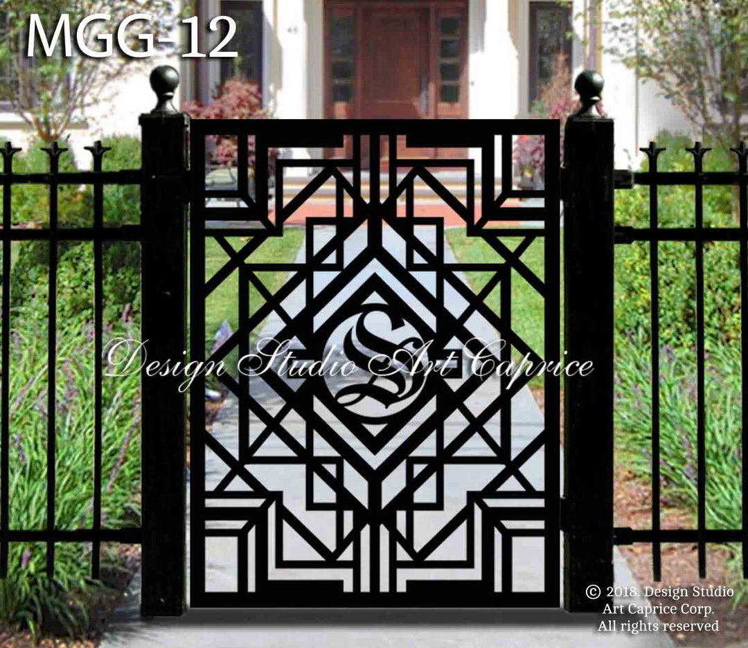 Custom Metal Entry Gate / Artistic & Unique Design / Made-to-order ...