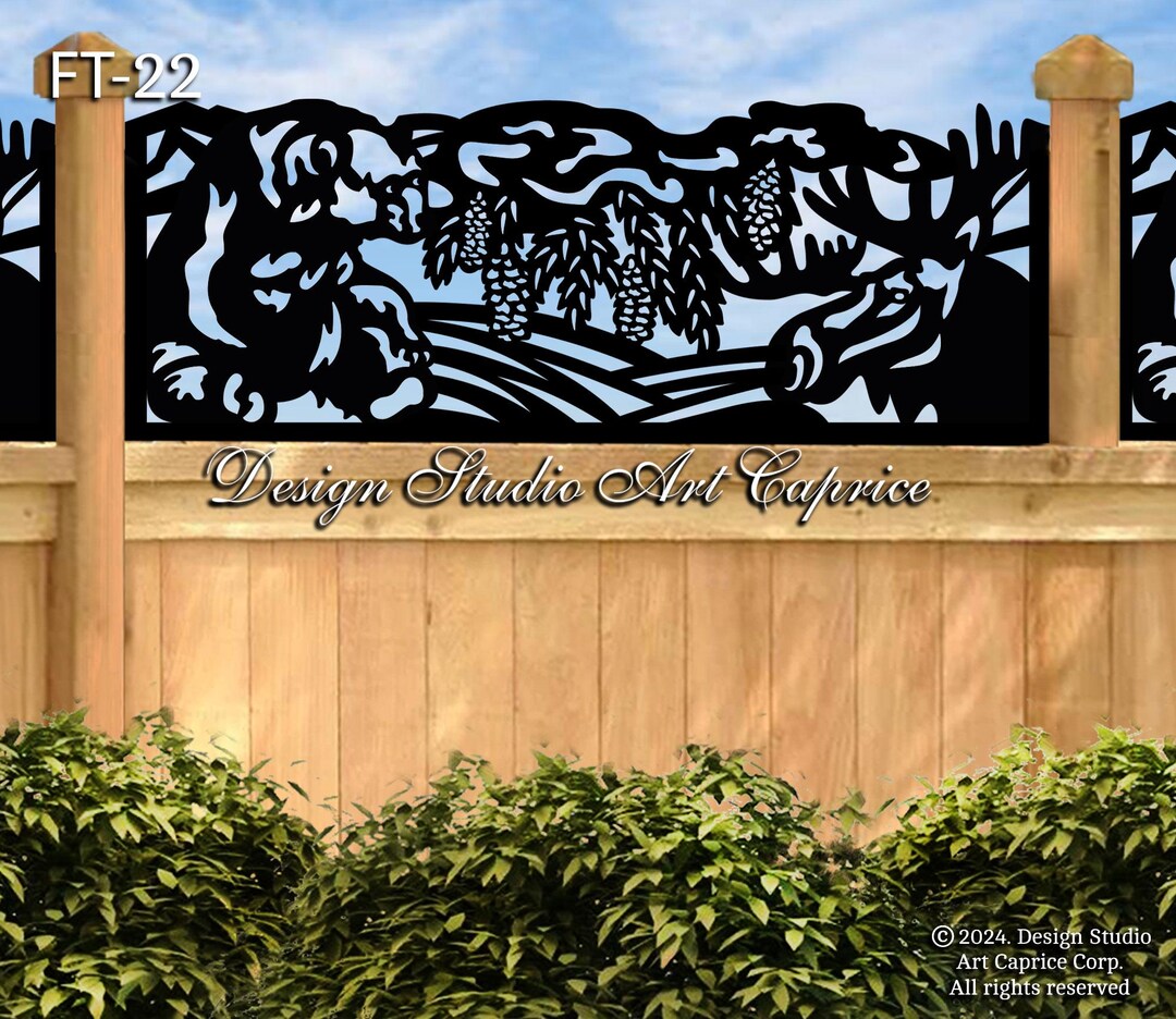 Aluminum Fence Topper /custom Order/ Metal Privacy Screen /fencing ...