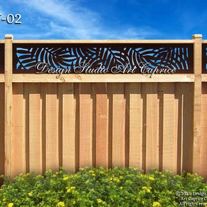 Aluminum Fence Topper /custom Order/ Metal Privacy Screen /fencing ...