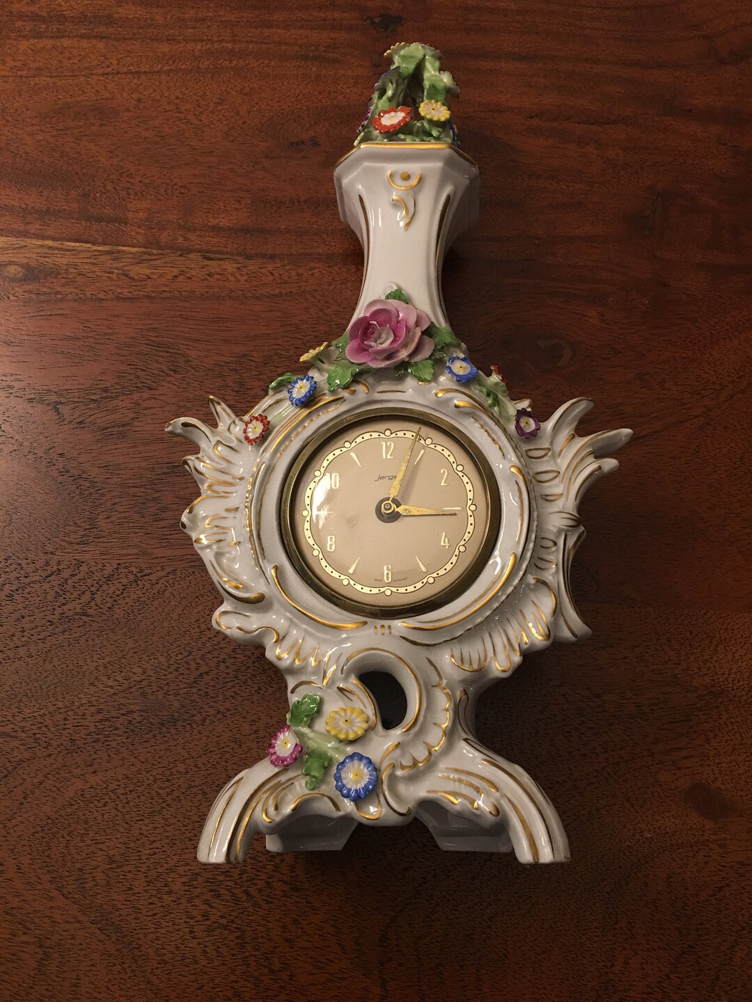 Dresden Porcelain Clock - Etsy