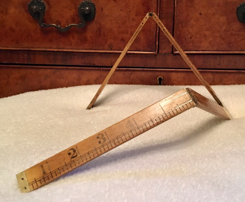 Antique surveyors folding ruler-2ft Rabone boxwood rule No | Etsy