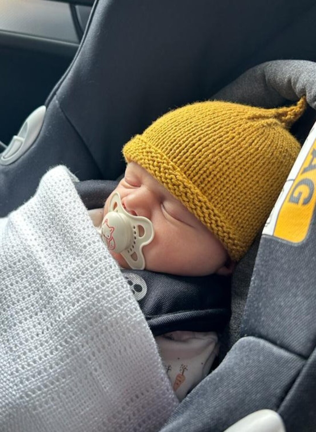 Baby Hospital Coming Home Pixie Hat. ECO & Vegan Friendly, Kind to Skin ...