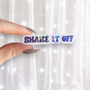 Shake It off Taylor Swift Sticker Tour Concert Era Holographic Kindle ...