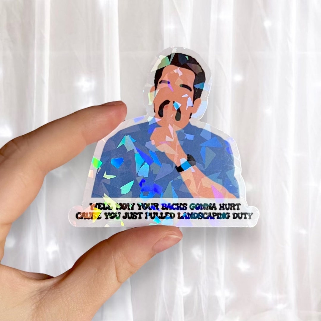 Movie Sticker Funny Ben Stiller Happy Gilmore Now Your Backs Gonna Hurt ...