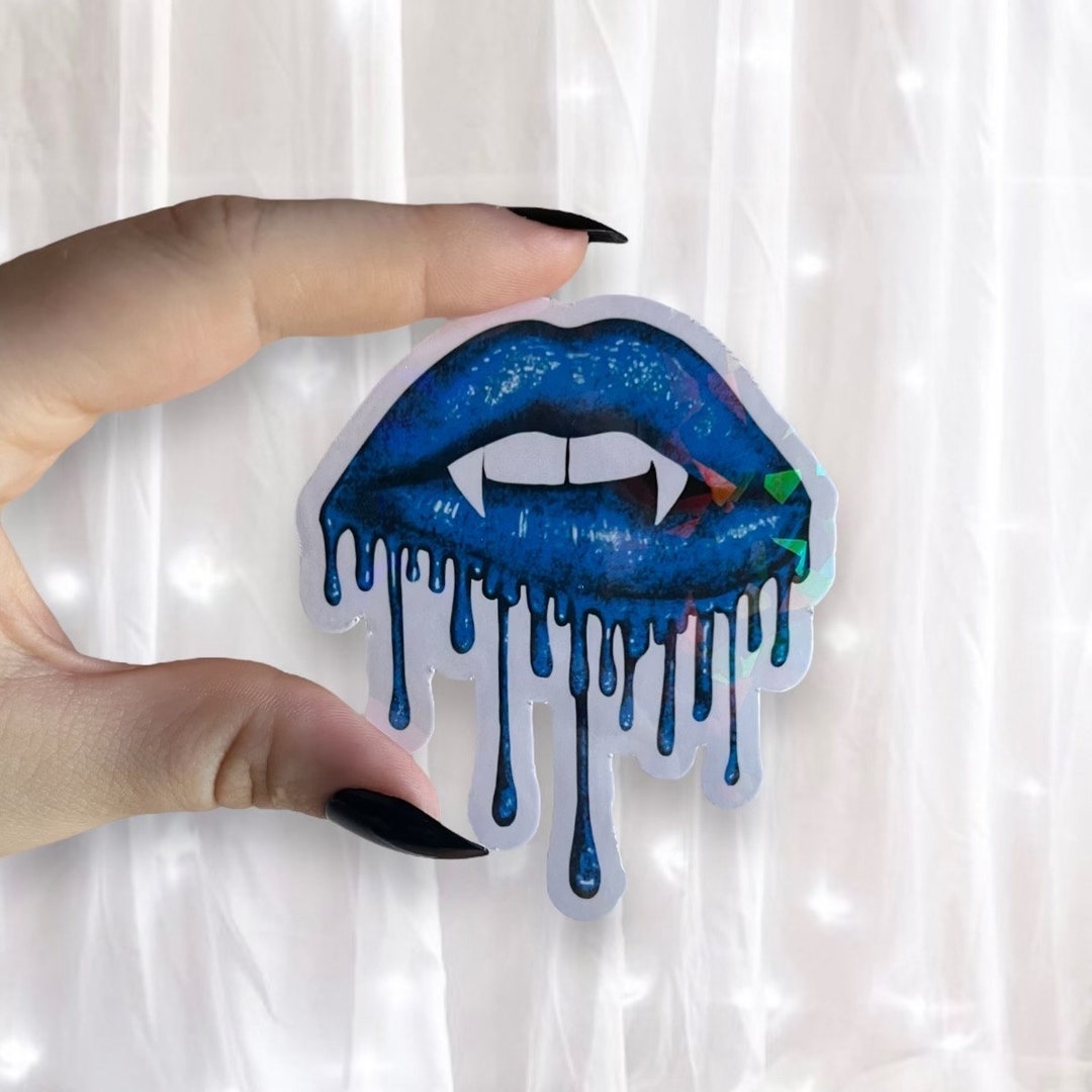 Vampire Sticker Monster Love Lips Smut Holographic Kindle Notebook ...