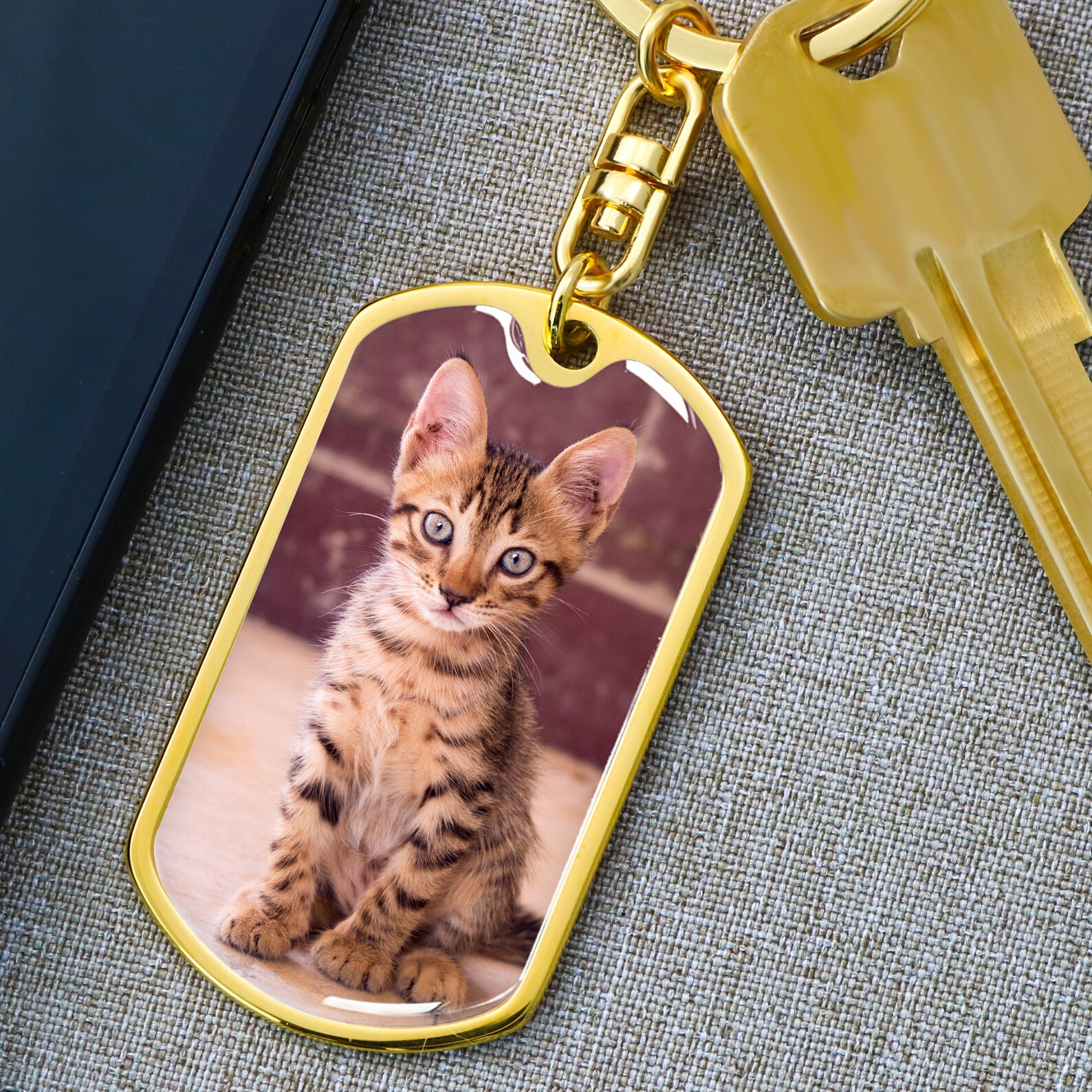 Pet Memorial Keychain Custom Photo Keychain Engraved Photo - Etsy