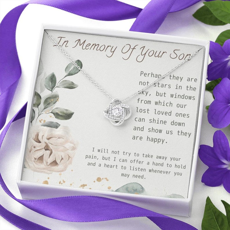 In Memory of Your Son Gift Sympathy Loss of Son Memorial - Etsy