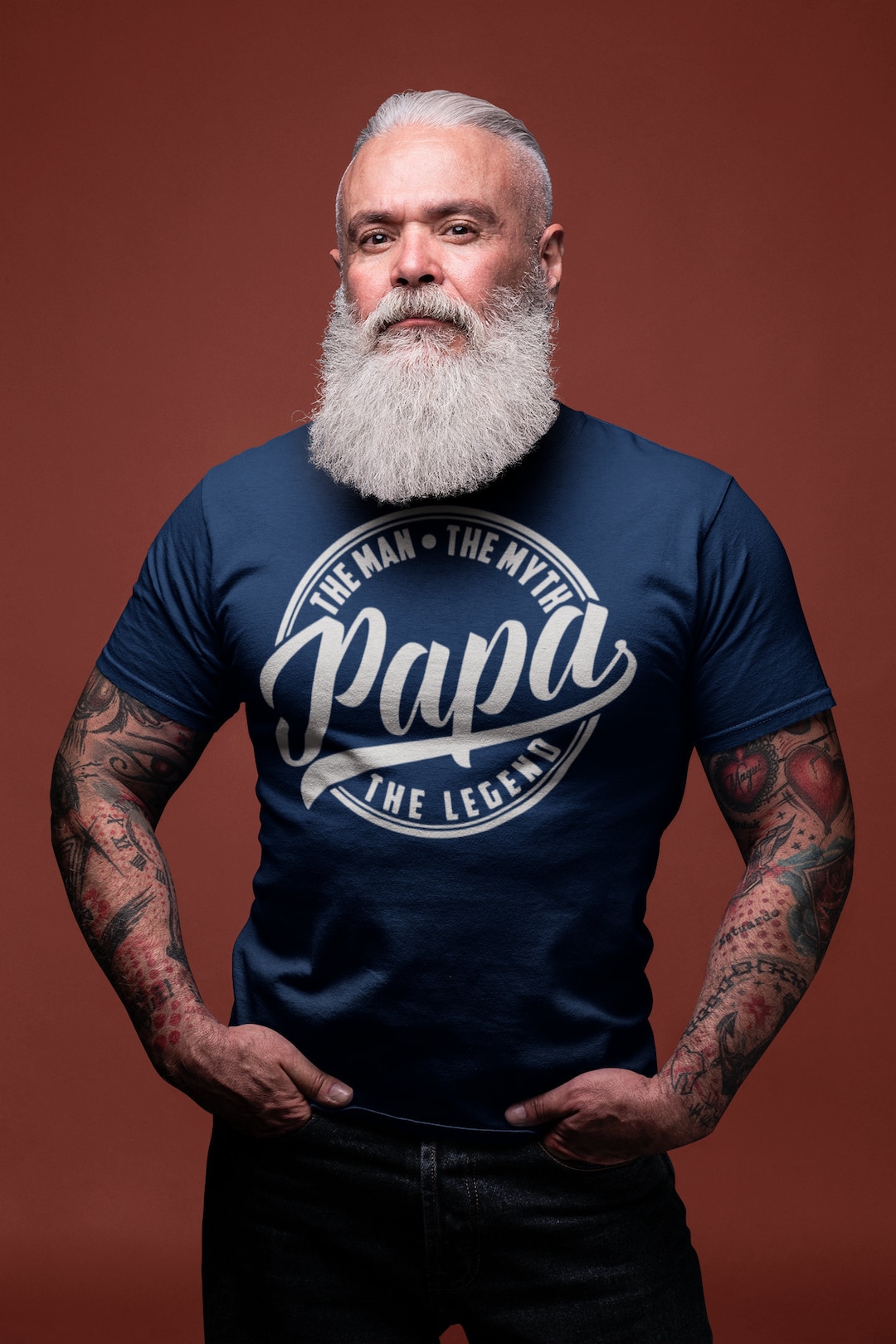 Papa, the Man, the Myth, the Legend, Father's Day Shirt, Papa Man, Gift ...